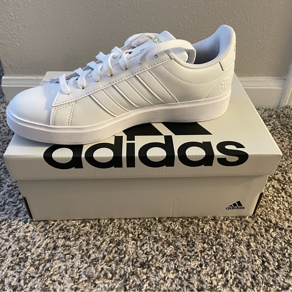 adidas | Shoes | Adidas 85 White On White Sneaker Brand New New Worn ...